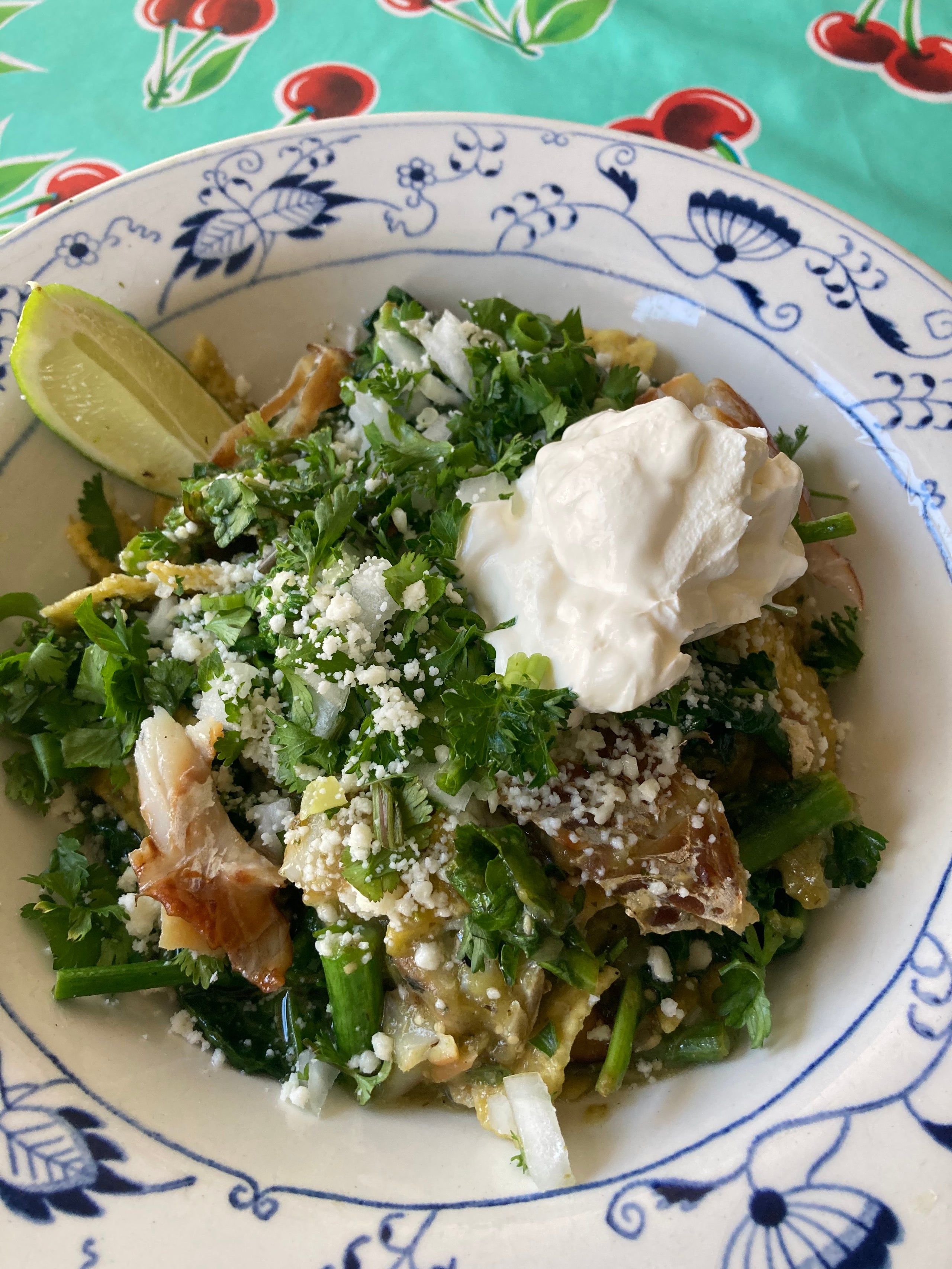 Smoked Haddock Chilaquiles Verdes | SAMMY'S DELUXE Open for Dine in ...